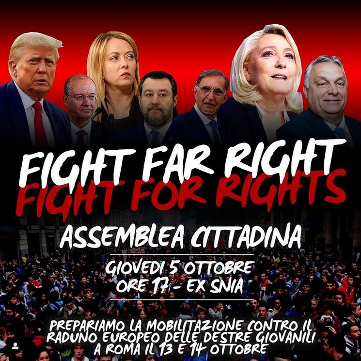 Roma. "Fight Far Right", assemblea contro il raduno internazionale ...