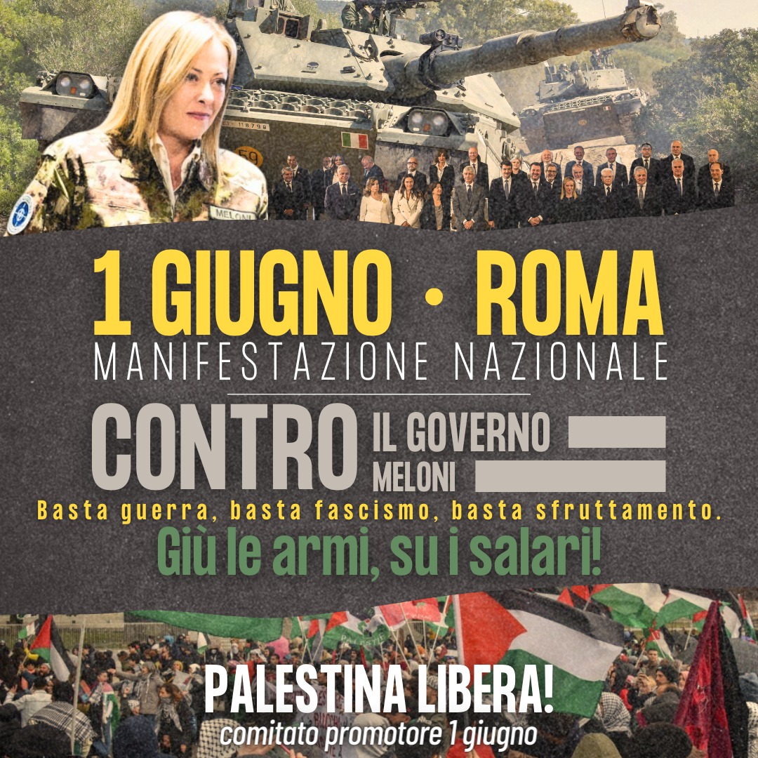 Paolo D’Arpini: Roma, 1 giugno 2024. Manifestazione contro le guerre